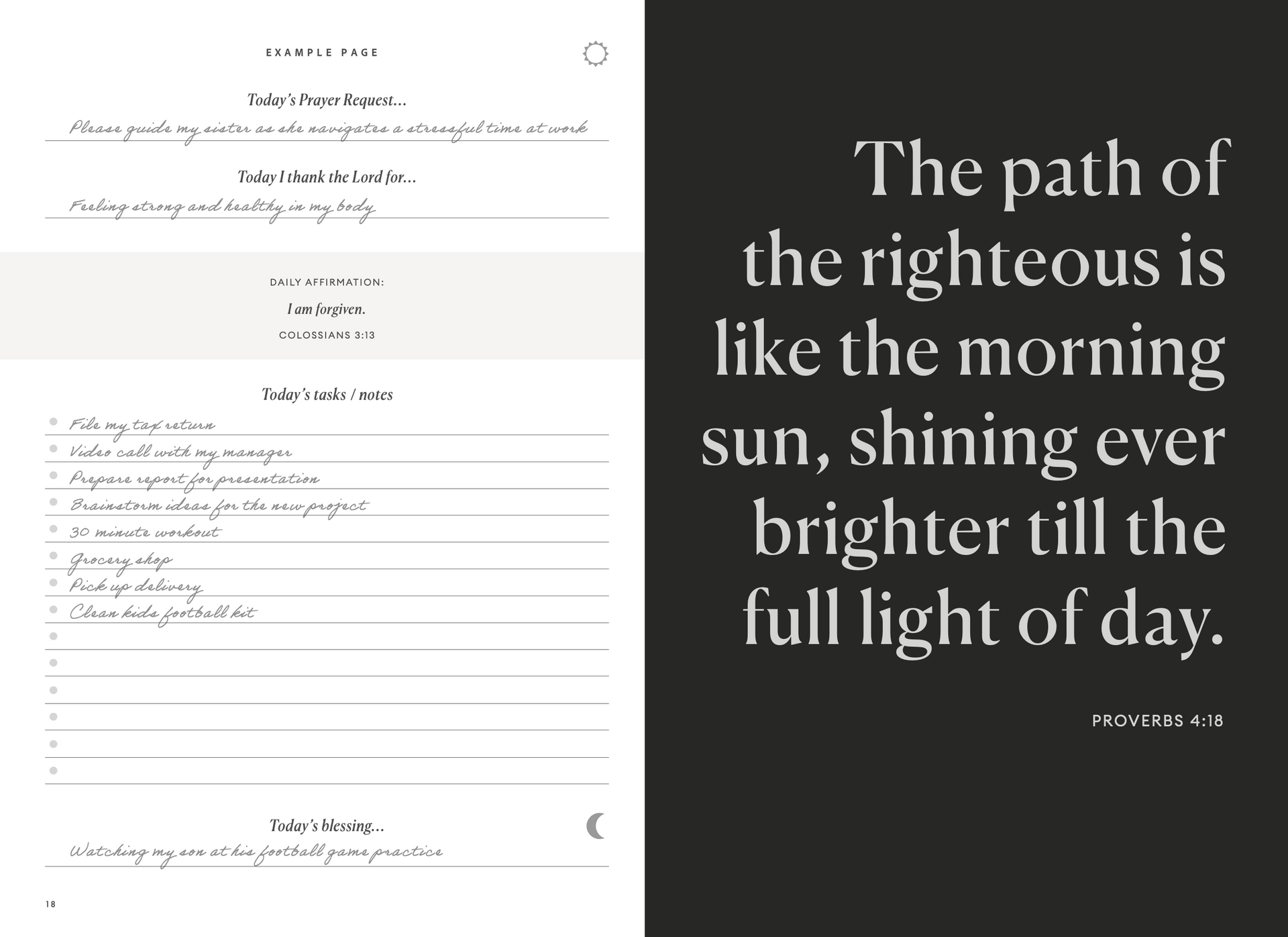 Free Christian Planner & Gratitude Journal | Printable PDF Template ...